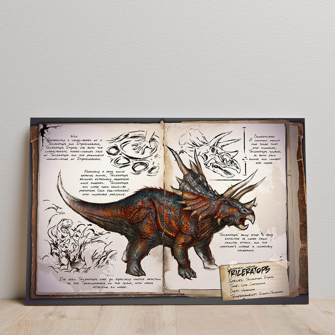 Ark Survival Evolved Poster, Ark Book Print, Game Poster, Room Decor ...