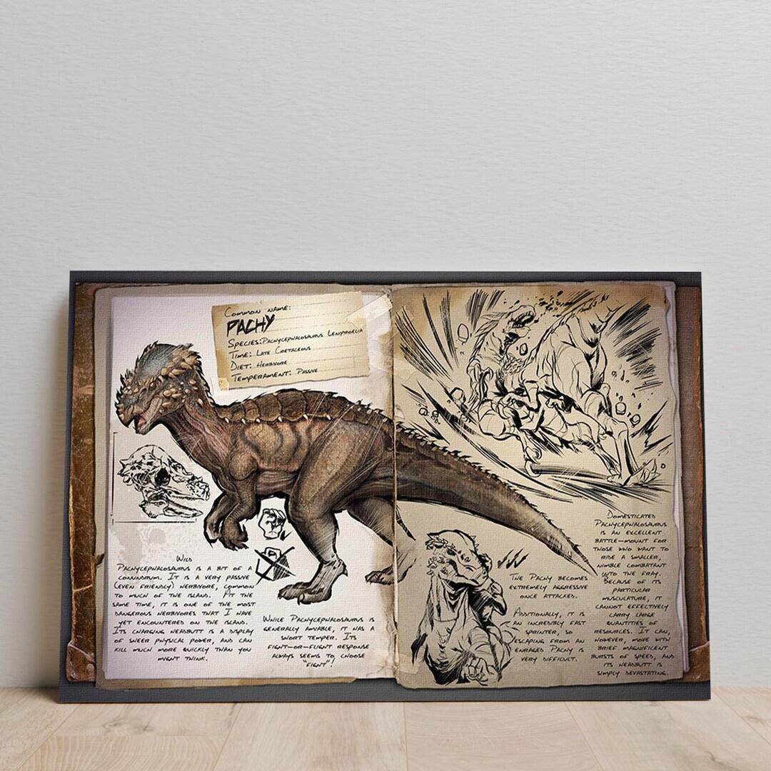Ark Survival Evolved Poster, Ark Book Print, Game Poster, Room Decor ...