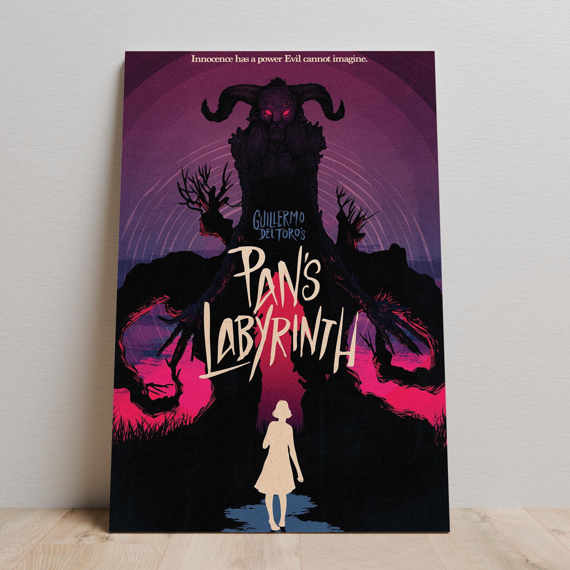 Pan's Labyrinth Poster, Movie Poster, Guillermo Del Toro Wall Art, Canvas Print, Room Decor ...