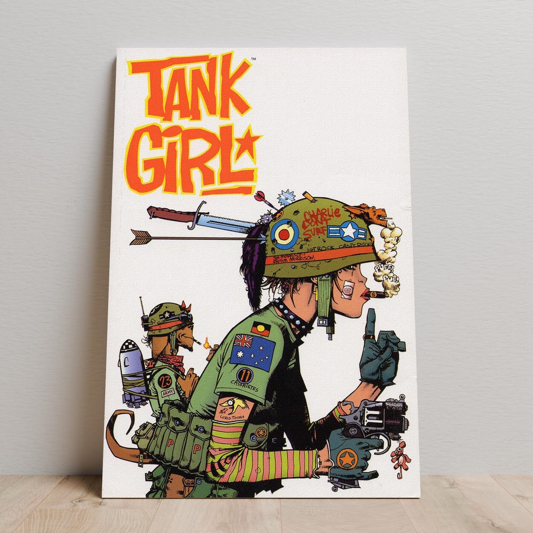 Tank Girl Poster, Iconic 90s Cinema Poster, Wall Art, , Room Decor ...