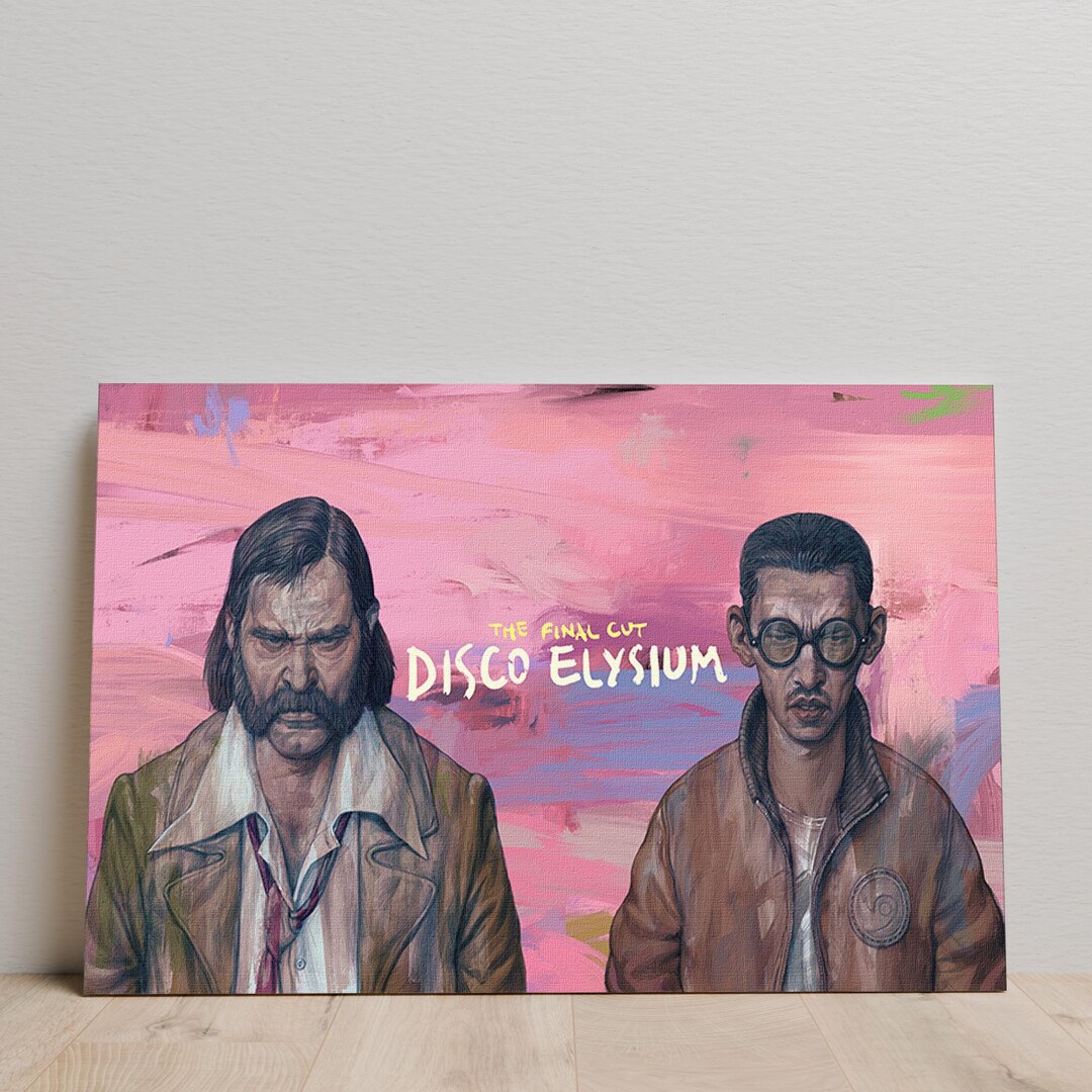 Disco Elysium Poster, Game Poster, Harrier Du Bois Wall Art, Canvas ...