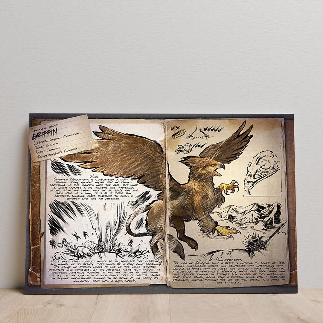 Ark Survival Evolved Poster, Ark Book Print, Game Poster, Room Decor ...