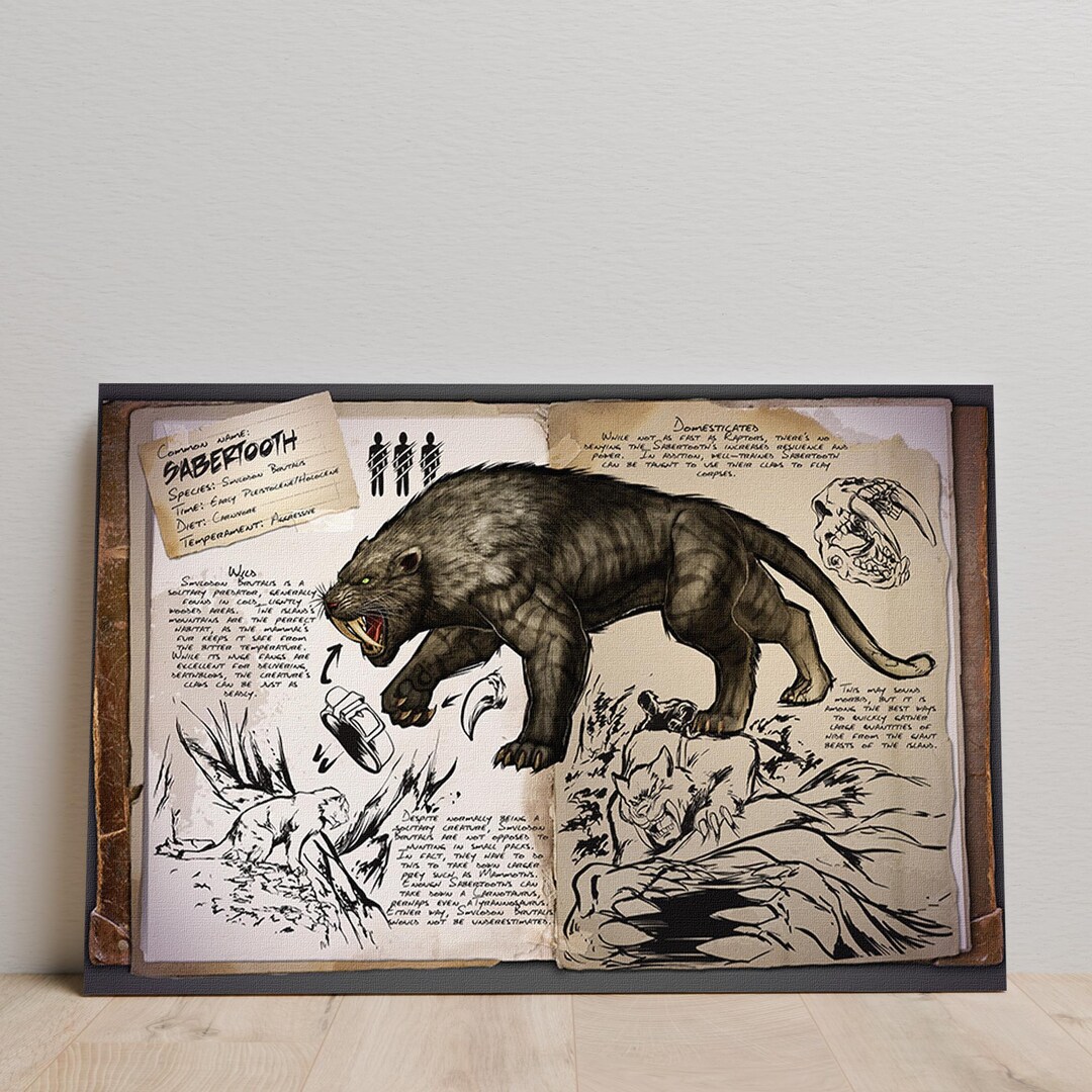 Ark Survival Evolved Poster, Ark Book Print, Game Poster, Room Decor ...