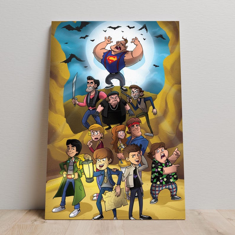 The Goonies Poster , 80s Movie Poster, Canvas Wall Art, Film Print ...