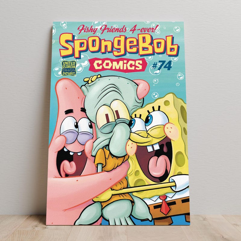 Spongebob Poster - Etsy