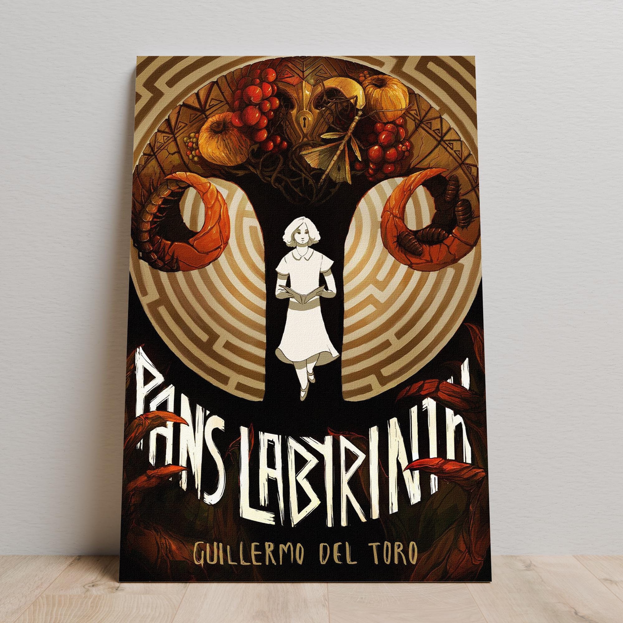 Pan's Labyrinth Poster, Movie Poster, Guillermo Del Toro Wall Art ...