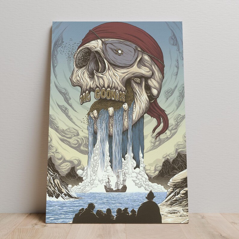 The Goonies Poster , 80s Movie Poster, Canvas Wall Art, Film Print ...