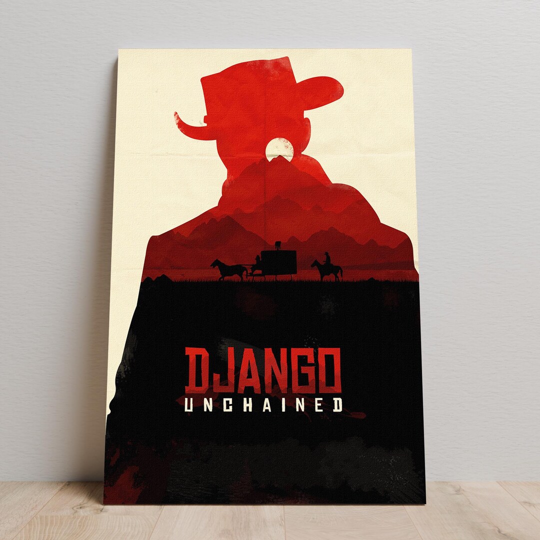 Django Poster , Leonardo Dicaprio Poster, Movie Poster, Jamie Foxx Wall ...