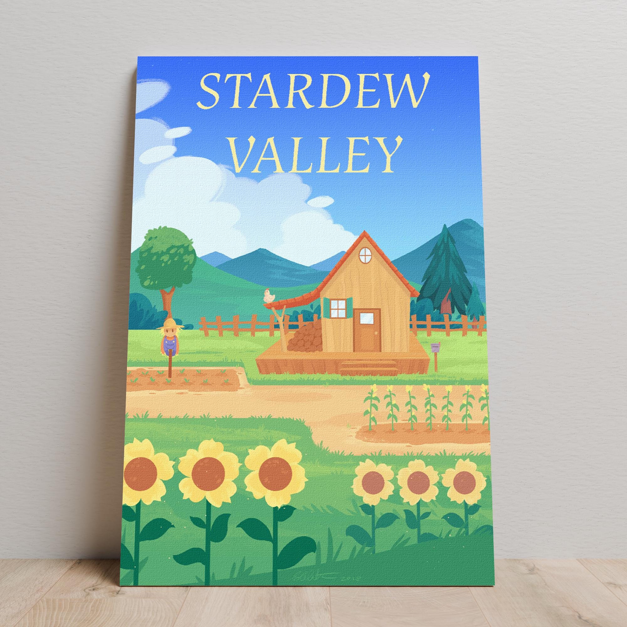 Stardew Valley Poster, Gaming Wall Art, Game Print Poster, Game Room ...