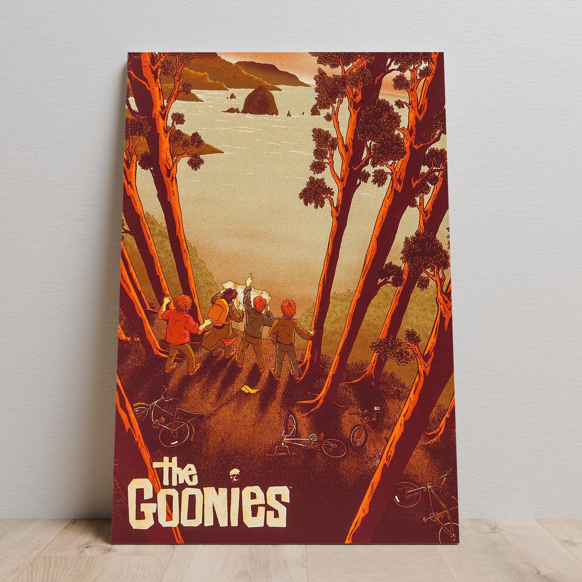 The Goonies Poster , 80s Movie Poster, Canvas Wall Art, Film Print ...