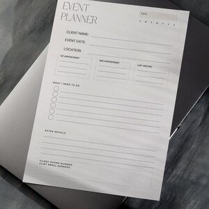 Event Planner Forms Bundle, Event Planner Client Forms, Event Planning ...