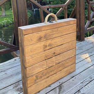 Boho Folding Table – Handmade Wooden Picnic, Camp & Beach Table ...