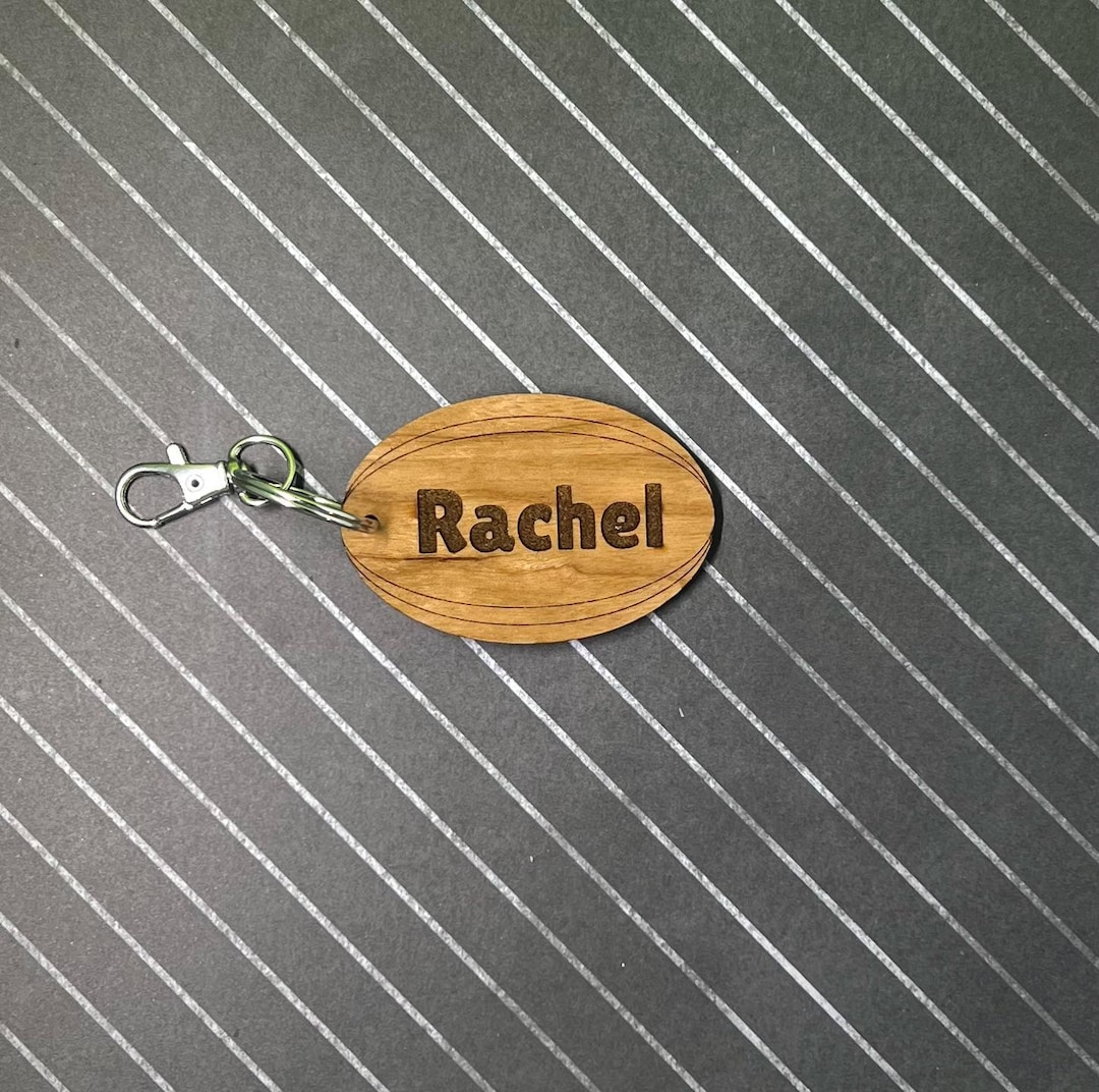 Personalized Rugby Ball Keychain - Etsy