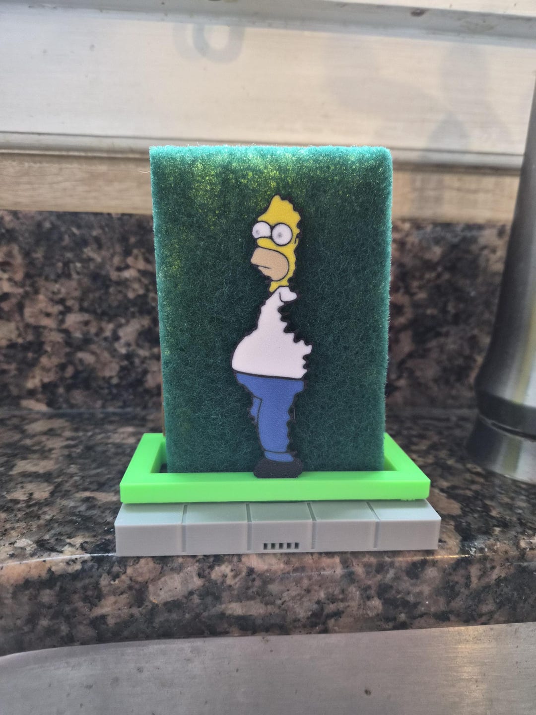 Homer Simpson Hedge Meme Sponge Holder: 3d-printed Kitchen Decoration ...