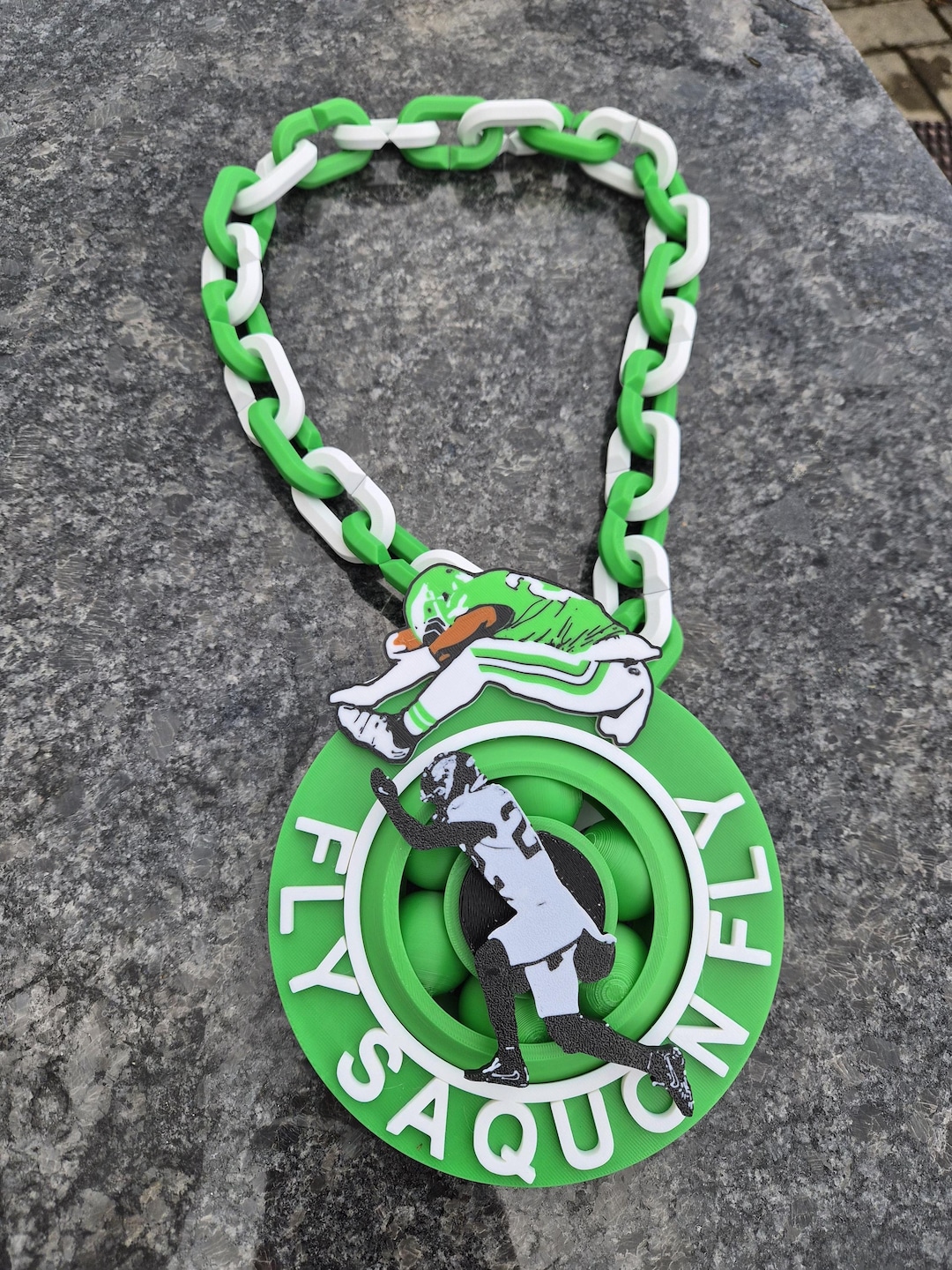 Saquon Sports Spinner Chains - Philly Birds / Birds Superfan Big Game ...