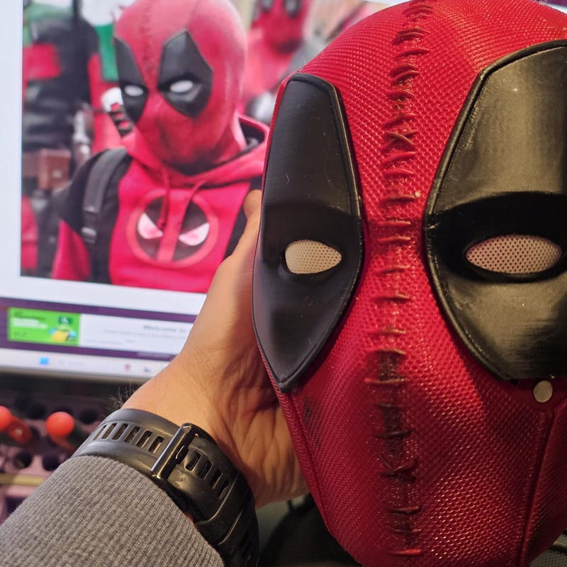 Deadpool Masks for Adults - Etsy