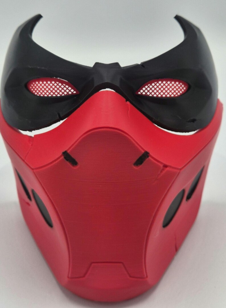 Red Hooded Outlaw 3D Printed Mask – Cosplay Mask - Etsy UK