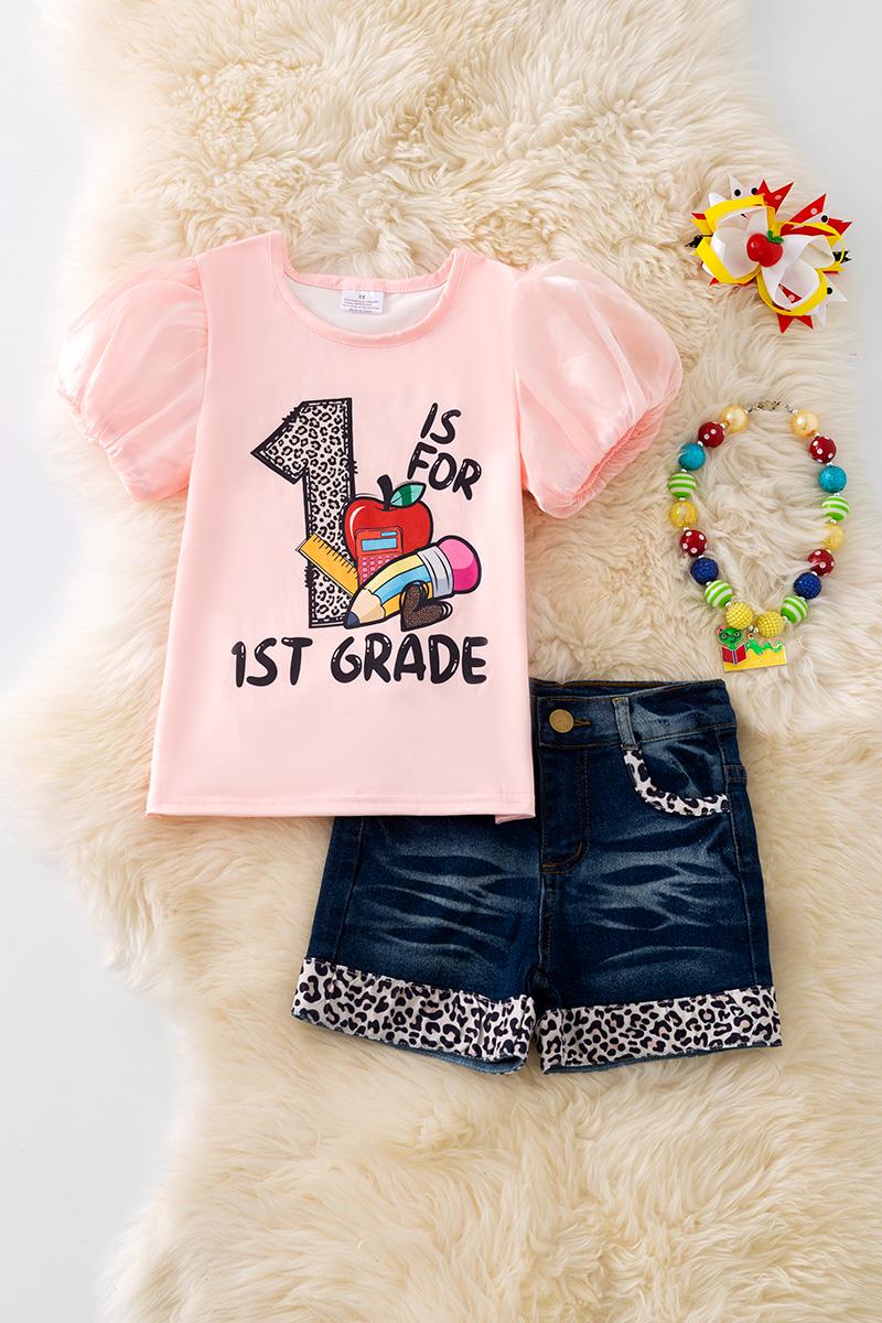 School Grade /back to Pink Outfit. - Etsy
