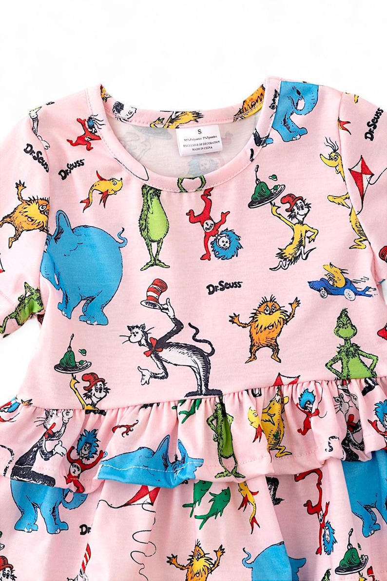 Dr.seus* Girls Outfit. - Etsy