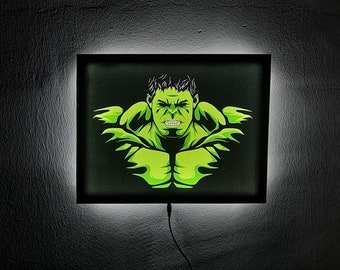 hulk 3d wall light