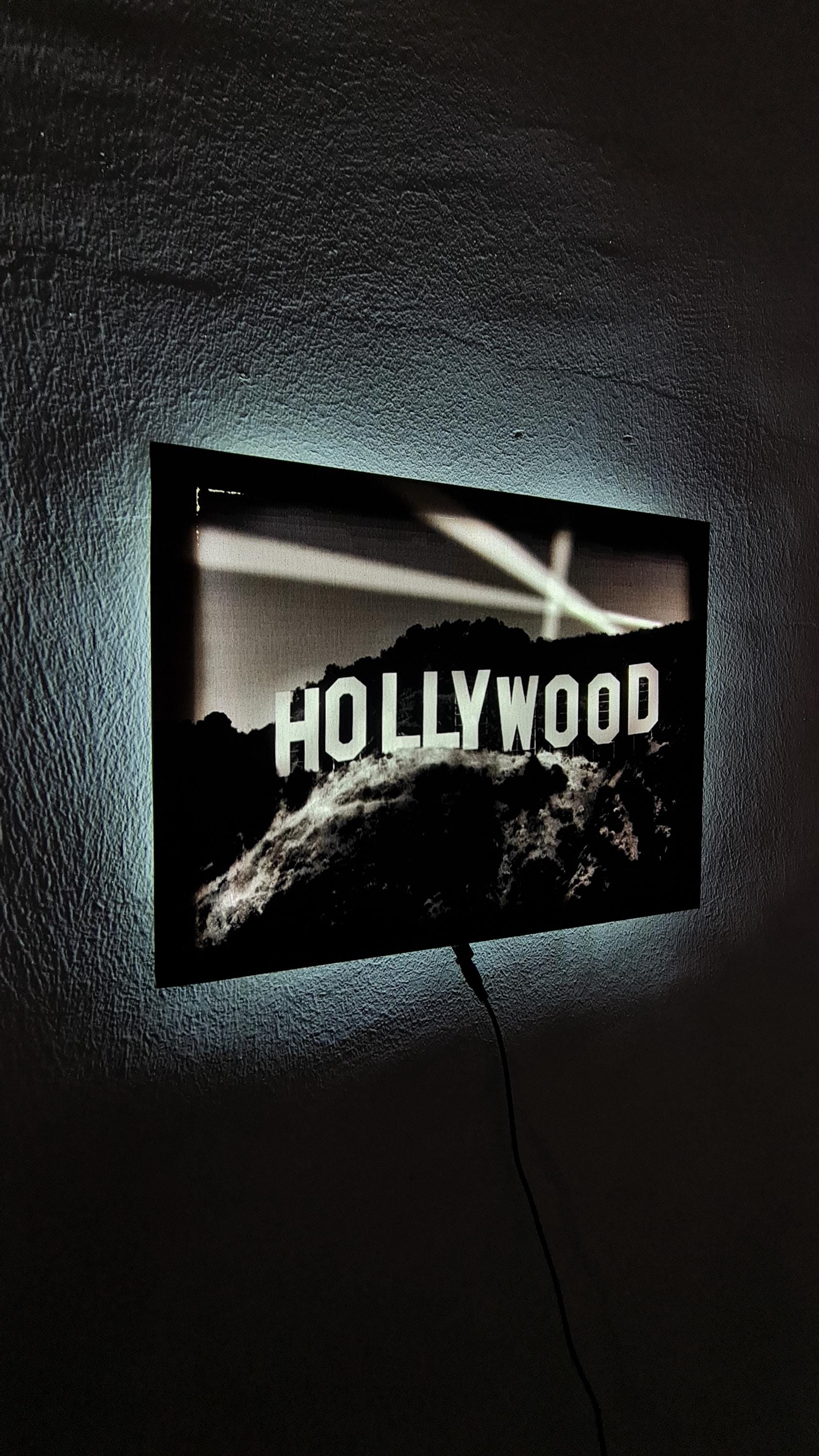 Hollywood Neon Sign, Hollywood Neon Led Light Sign, Custom City Led ...