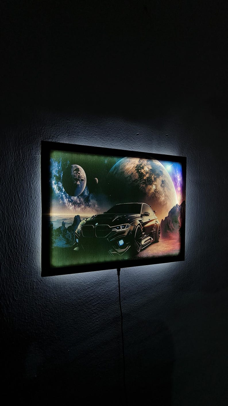 BMW Led Neon Lighted Sign, Perfect Illuminated Man Cave Wall Decor, M ...