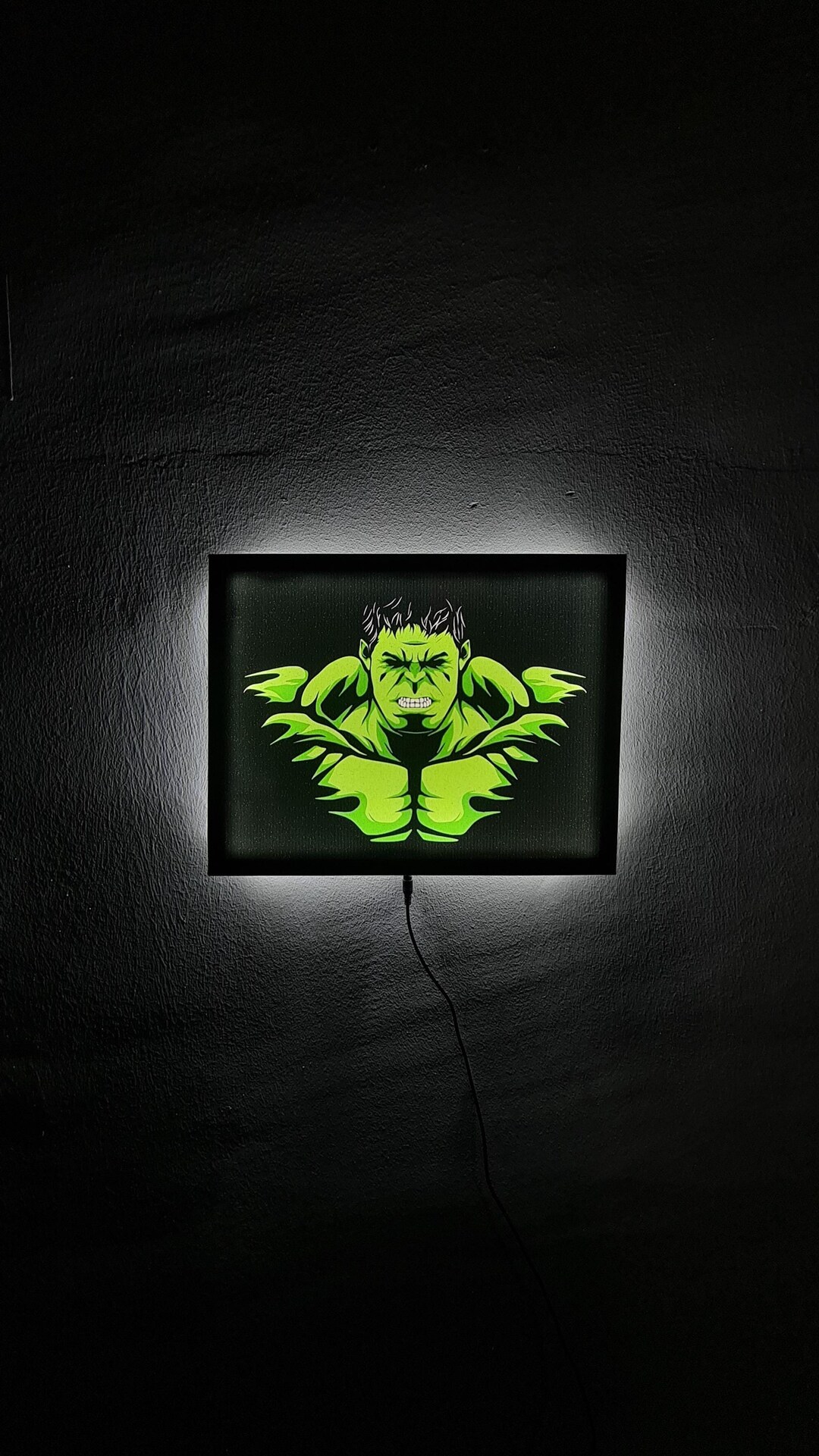 Hulk Led Sign, Hulk Fans Led Light, Avengers Hero Lighted Wall Decor ...