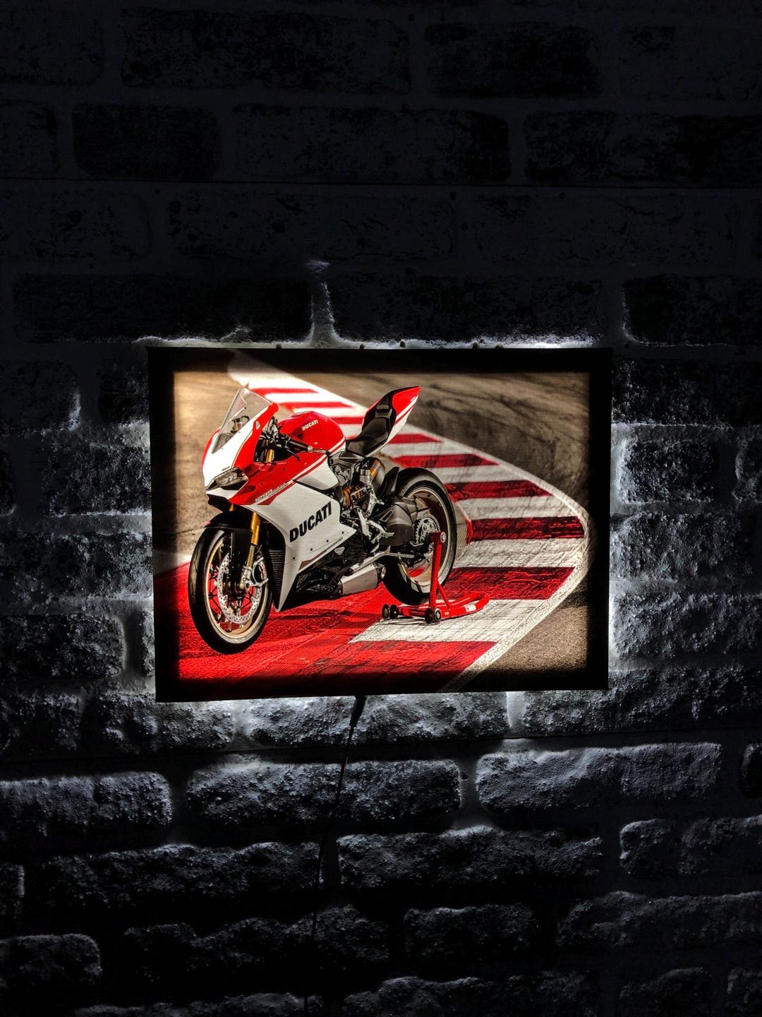 Ducati LED Light Sign - Stunning Motorcycle Wall Art, Unique Gift for ...