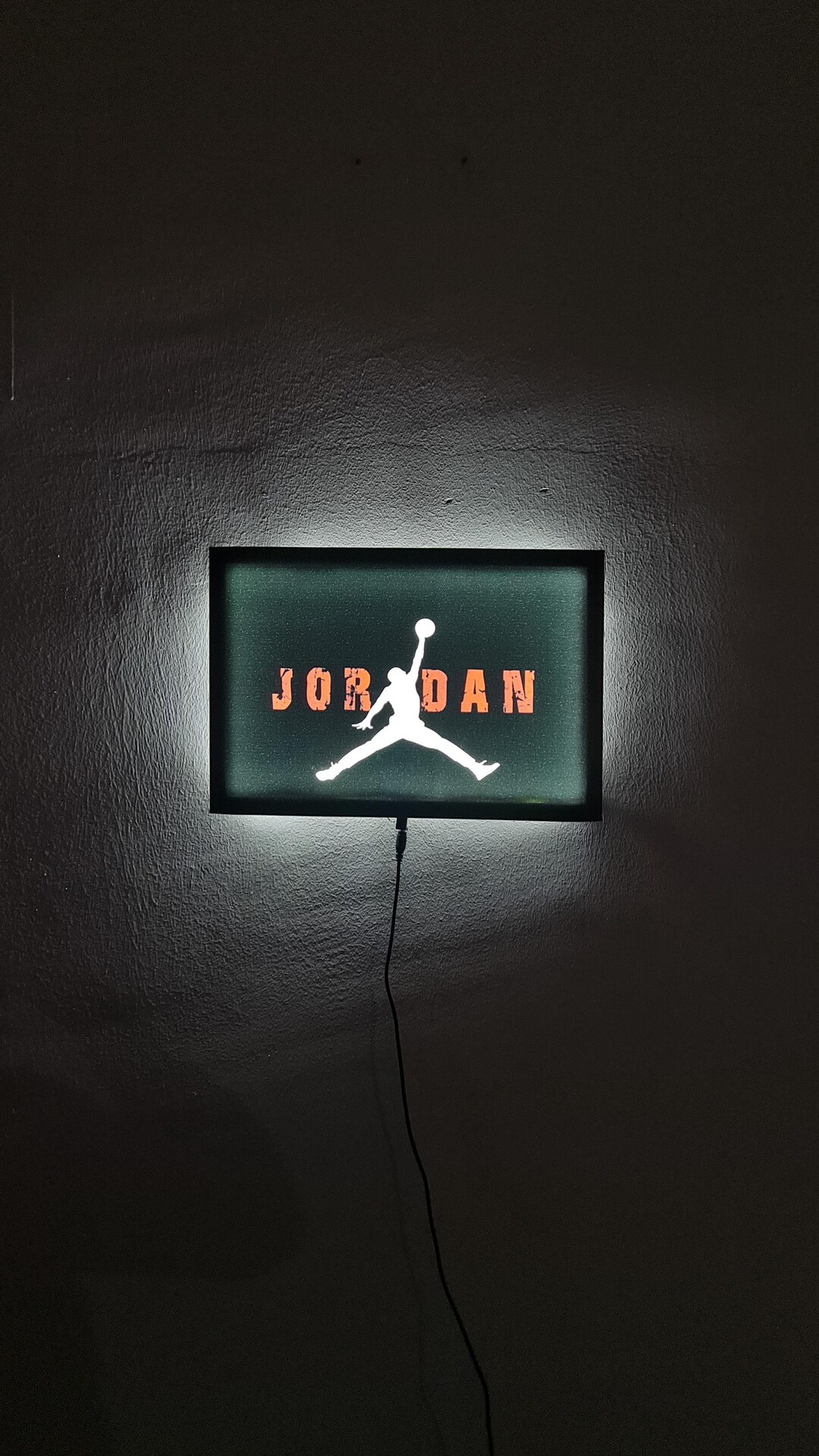 Michael Jordan Jumpman Led Sign, Jordan Basketball Fans Led Light ...