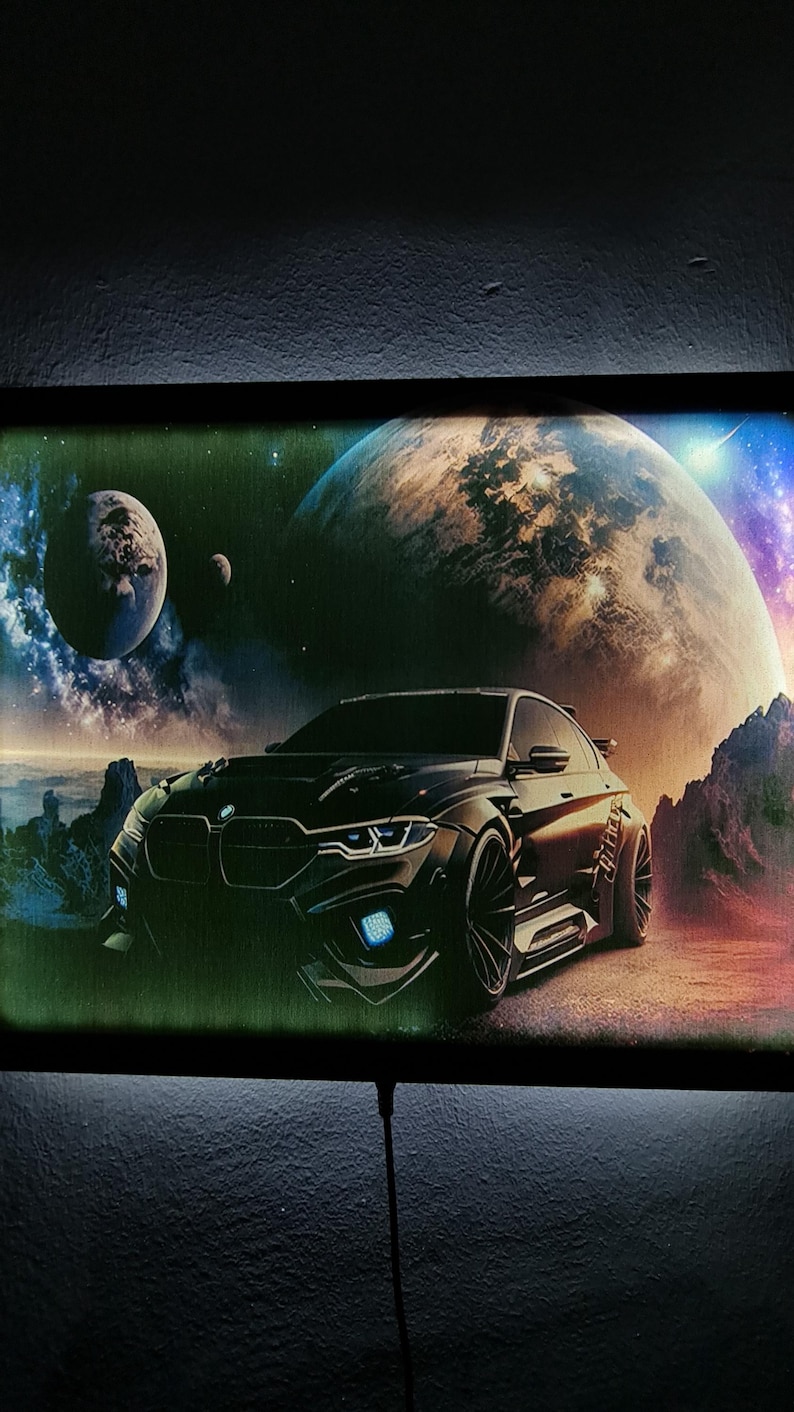 BMW Led Neon Lighted Sign, Perfect Illuminated Man Cave Wall Decor, M ...