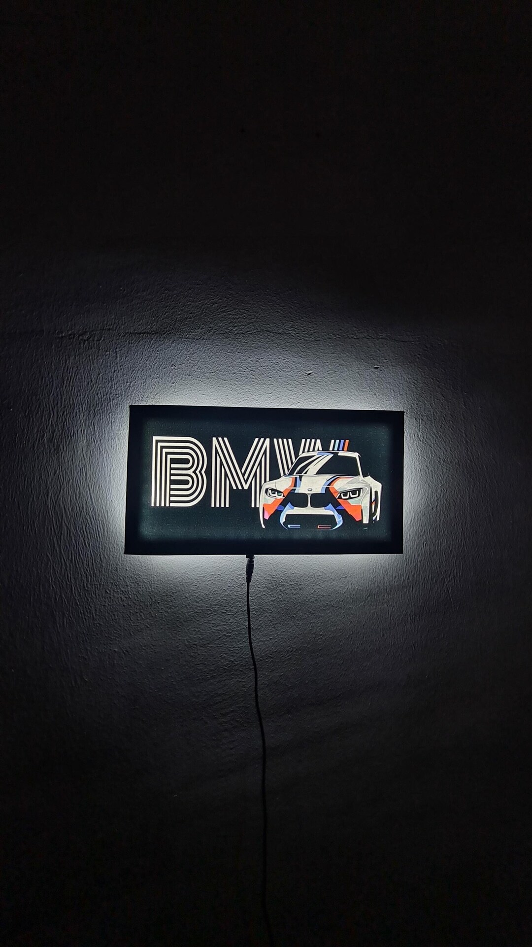 BMW Led Neon Lighted Sign, Perfect Illuminated Man Cave Wall Decor, M ...