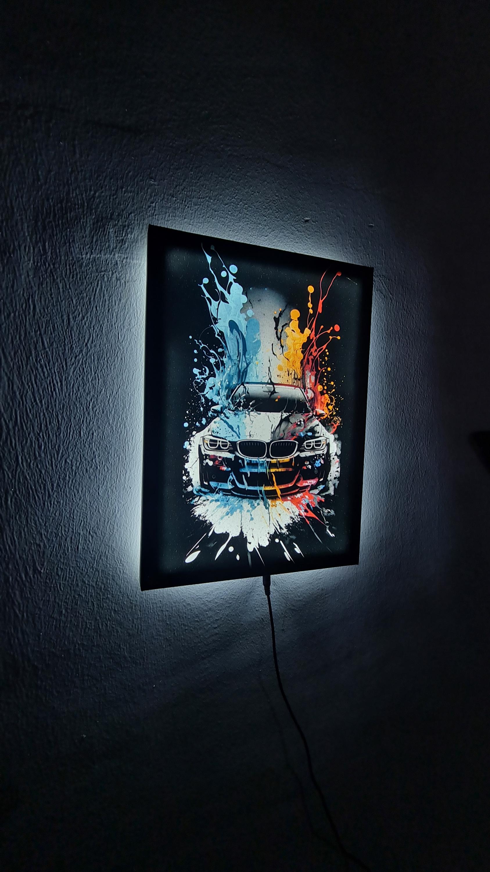 BMW Led Neon Lighted Sign, Perfect Illuminated Man Cave Wall Decor, M ...