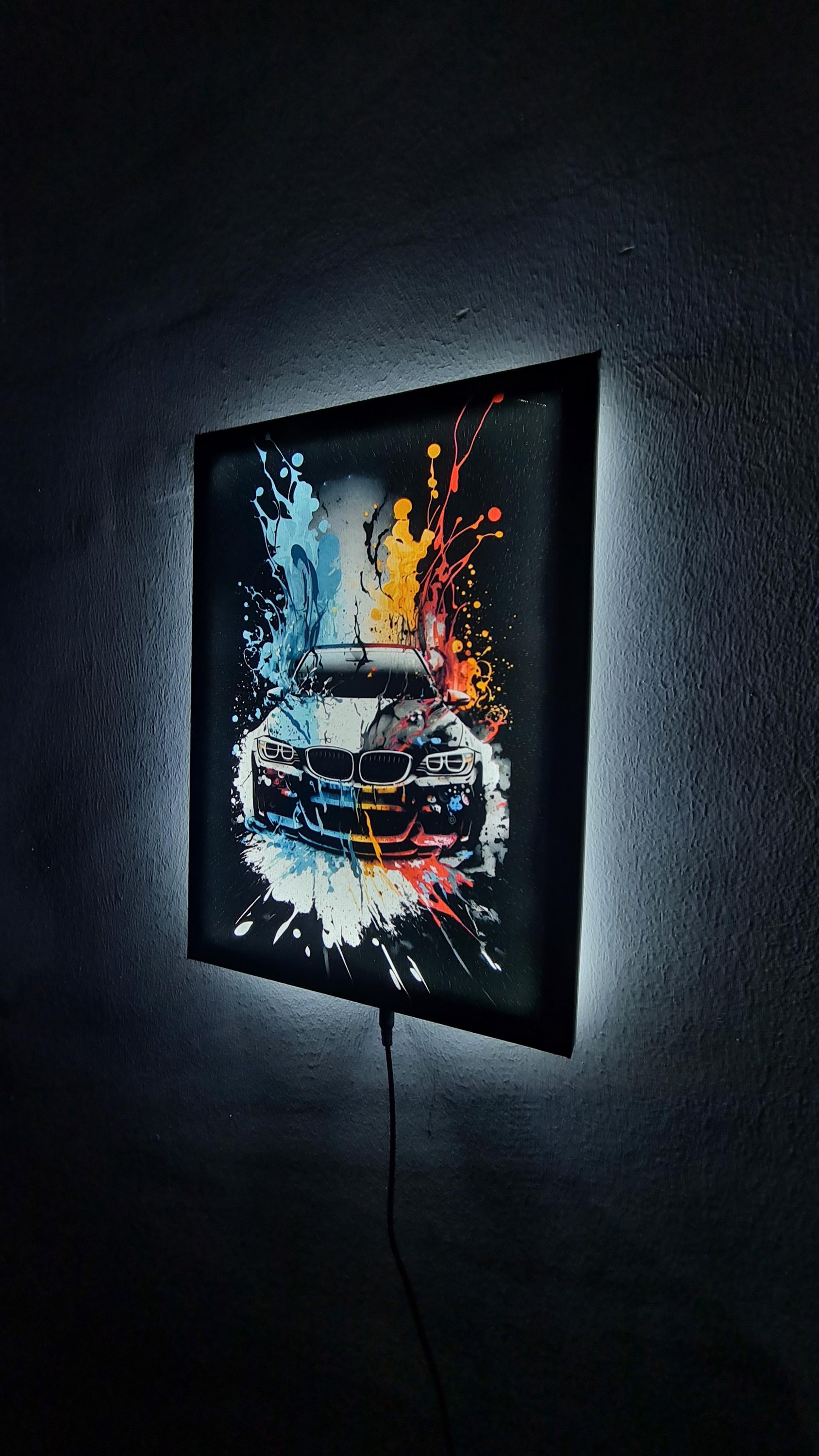 BMW Led Neon Lighted Sign, Perfect Illuminated Man Cave Wall Decor, M ...