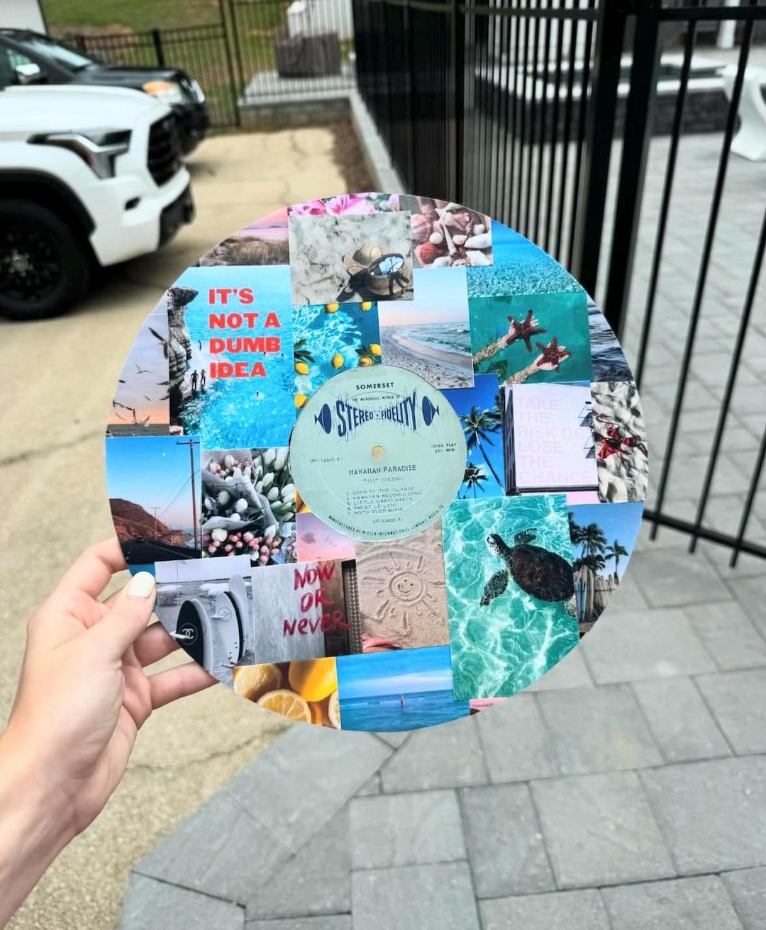 Custom Photo Collage Vinyl Record - Etsy