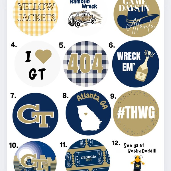 Gt Yellow Jackets - Etsy