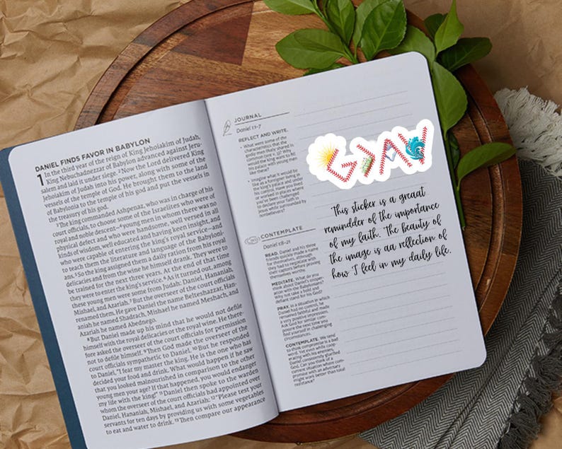 God is Greater Baseball Stitch Sticker: Christian Faith, Sports Gift - Etsy