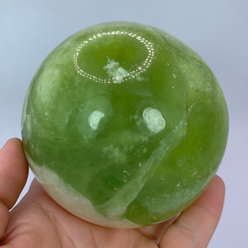 Green Jade Sphere - Etsy