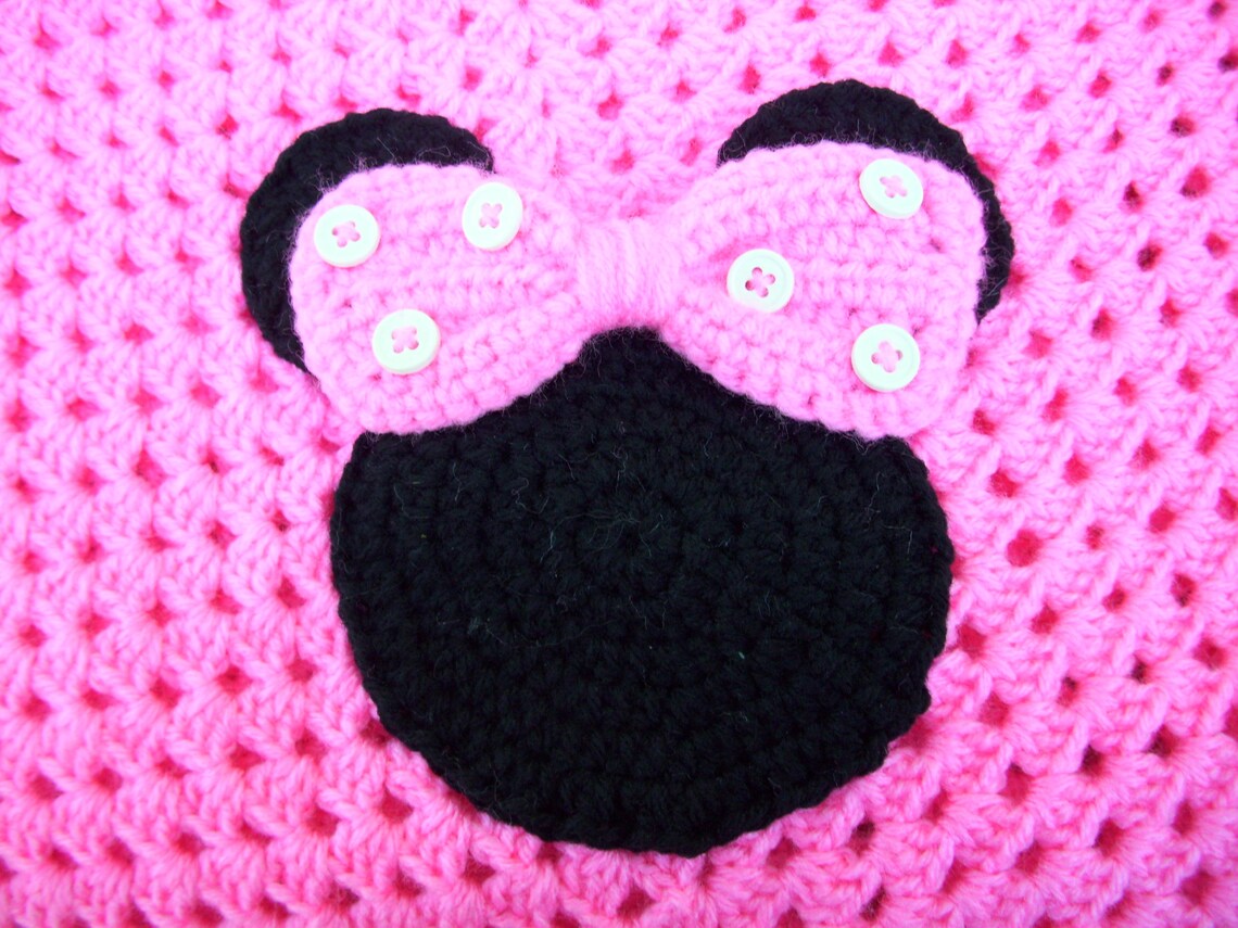 Minnie Mouse Poncho - Etsy
