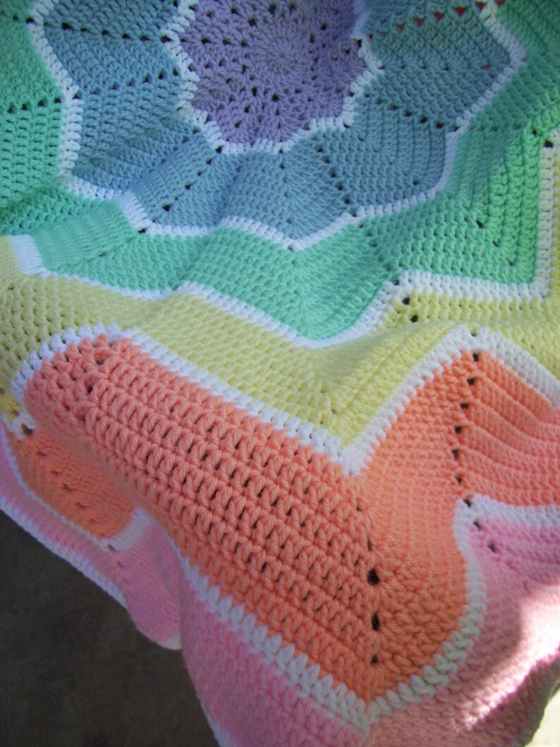 12 Point Star Afghan - Etsy