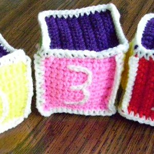 Crocheted Baby Blocks - Etsy