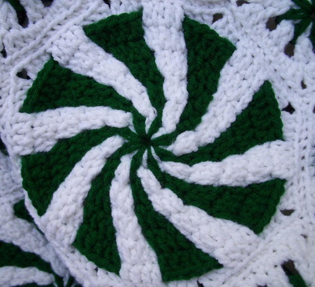 Pinwheel Throw - Etsy