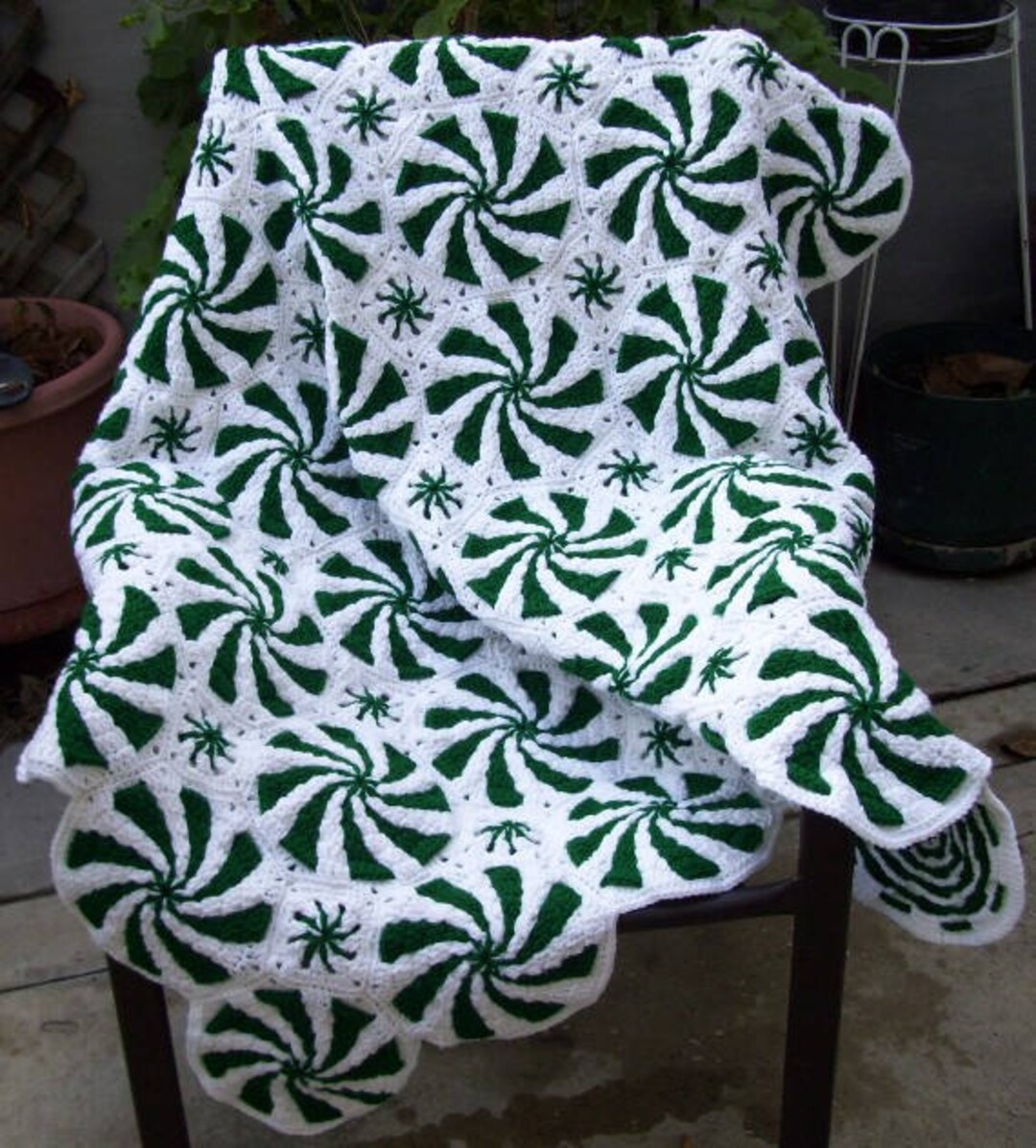 Pinwheel Throw - Etsy