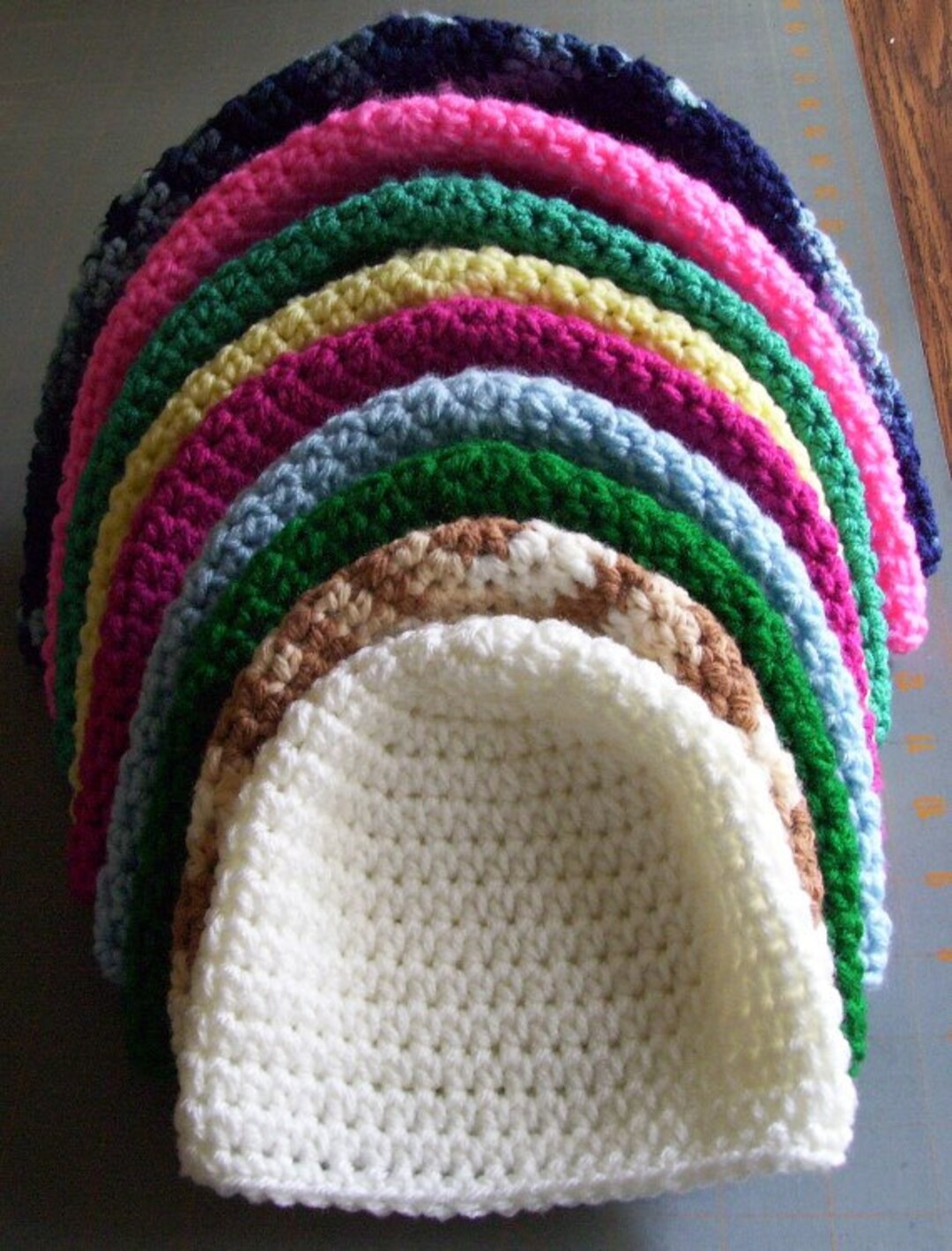Acrylic Knit Beanie: Machine Washable Winter Hat - Etsy