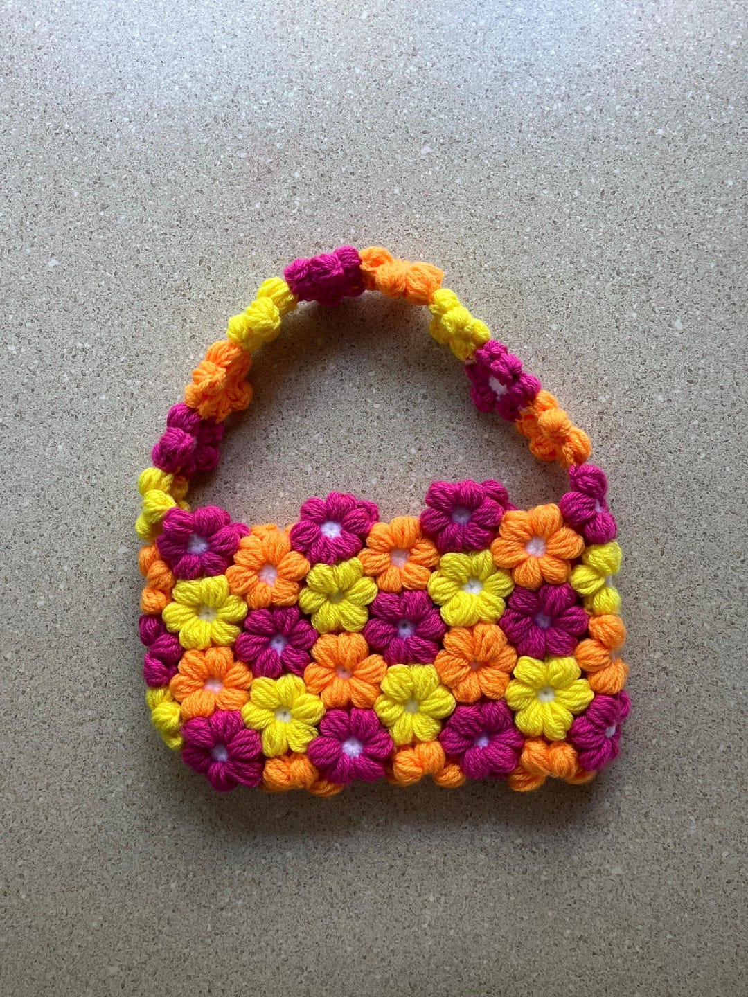 Puff Flower Purse - Etsy