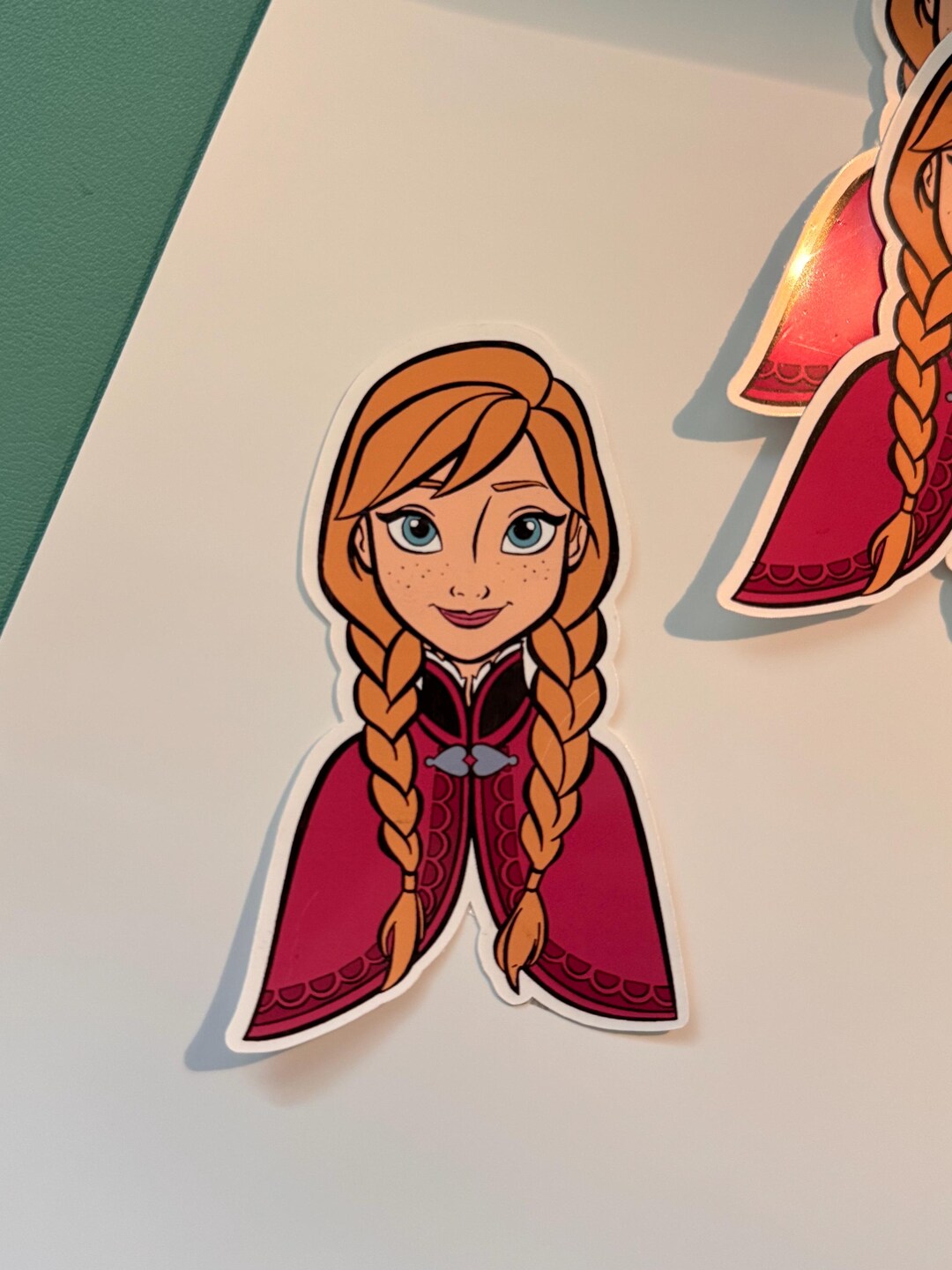 Anna From Frozen Sticker - Etsy