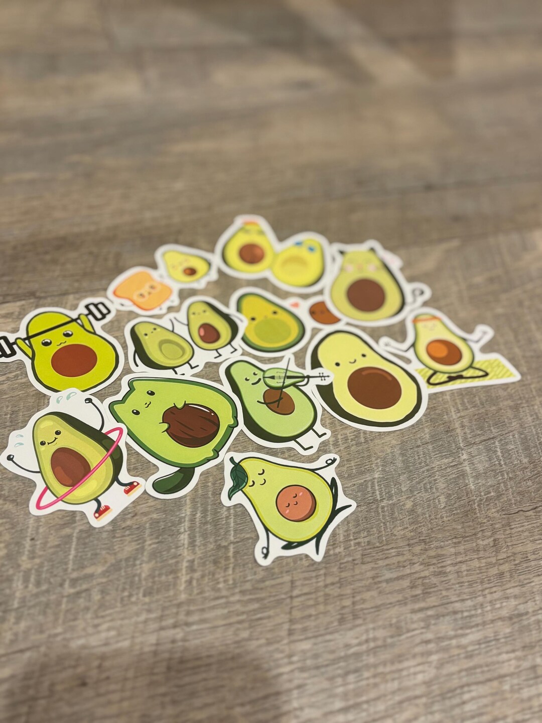 Avocado Sticker Set for Laptop, Stickers for Waterbottle Funny Sticker ...