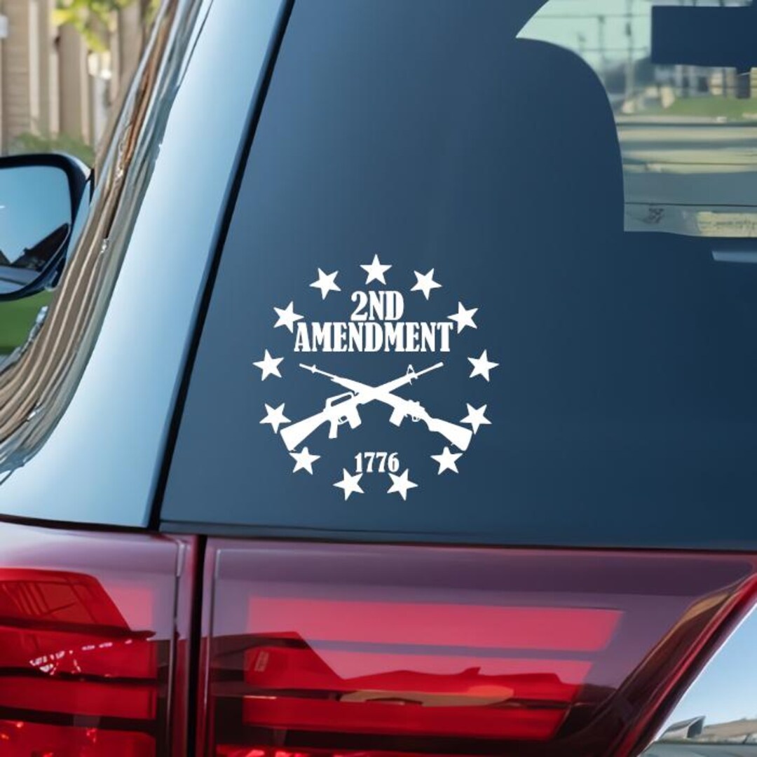 2nd Amendment Vinyl Decal Sticker UV & Water Proof " - Etsy