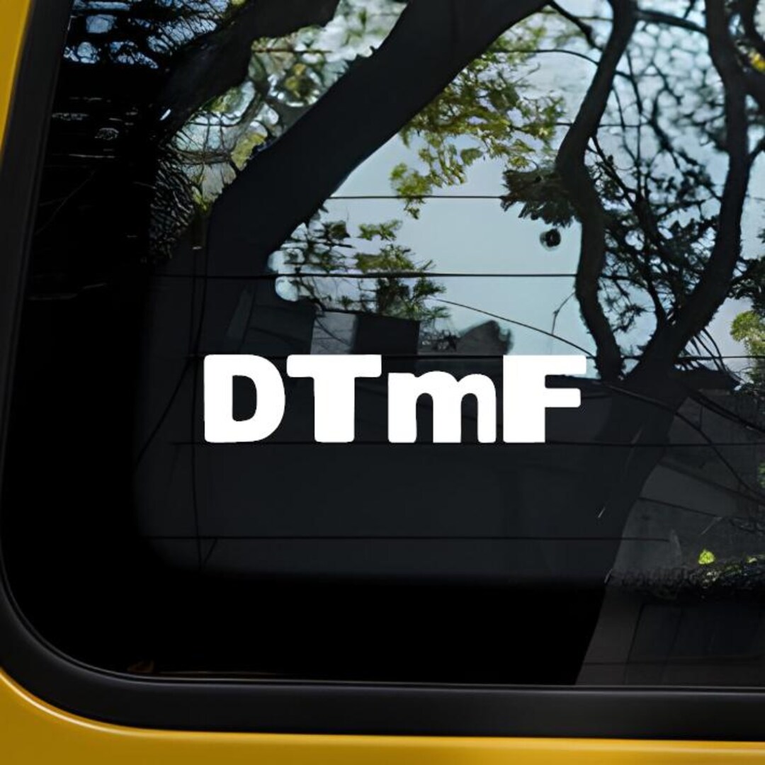 Dtmf Conejo Malo Vinyl Decal Sticker UV & Water Proof "6x1.4 - Etsy