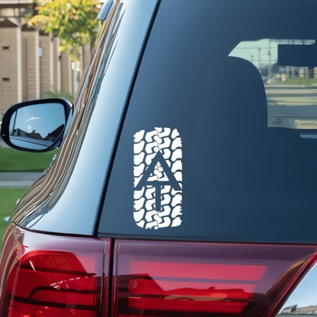 Appalachian Trail Tire Track Vinyl Decal Sticker UV & Water Proof - Etsy