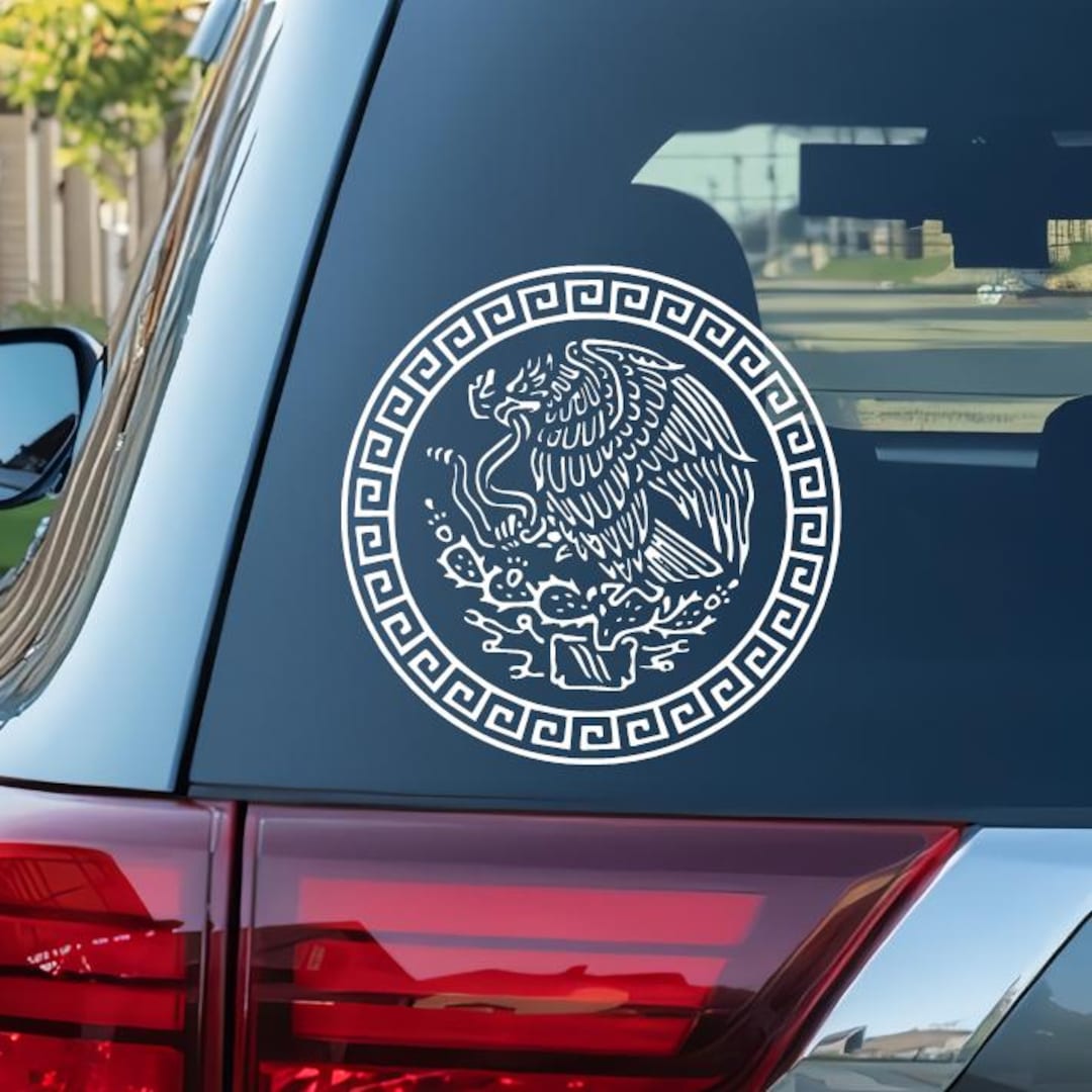 Mexican Eagle Vinyl Decal Sticker UV & Water Proof 10x10" - Etsy